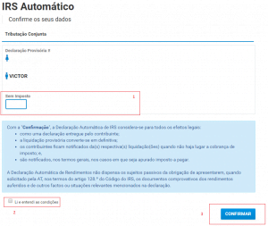 IRS declaration Portugal: tax and income tax return